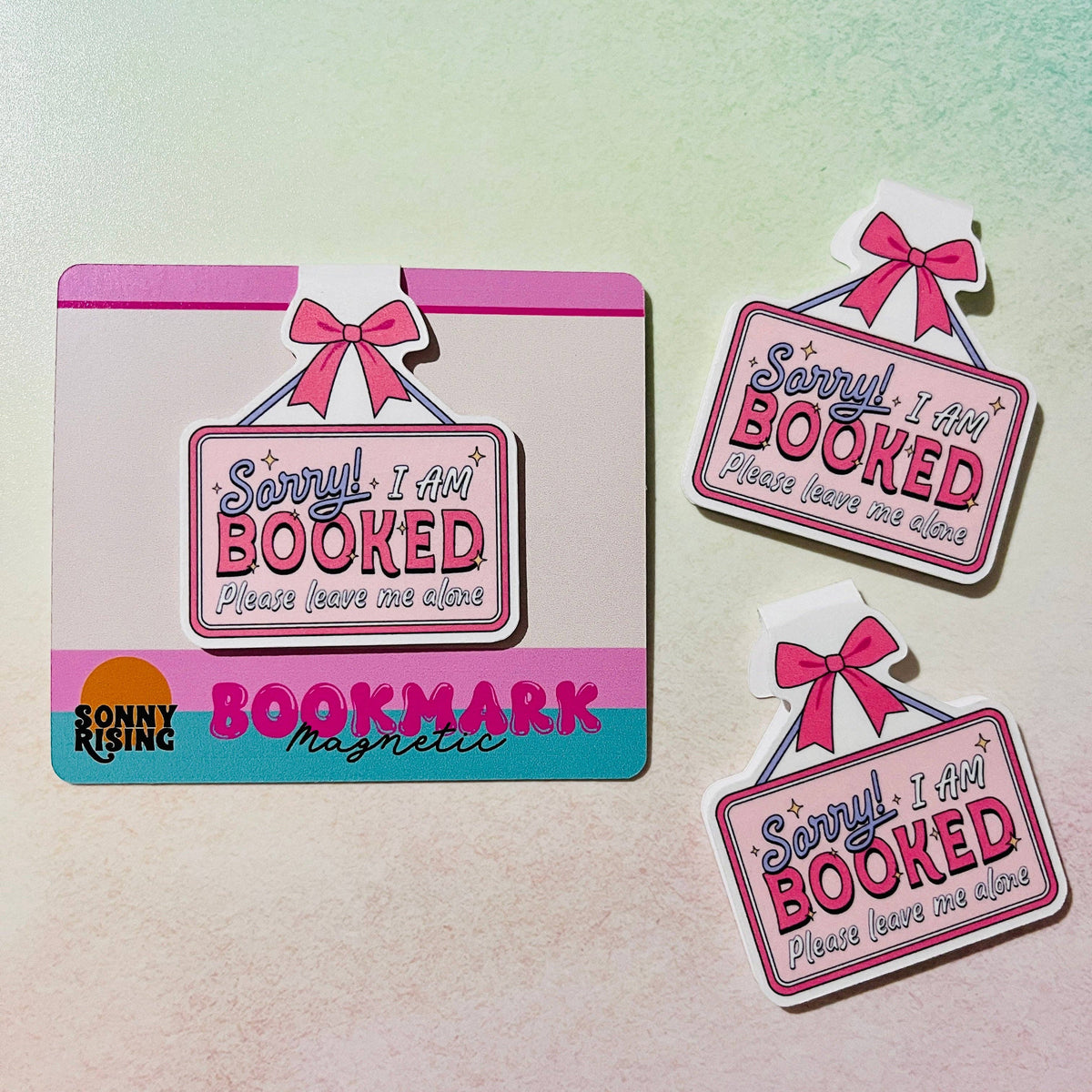 Sorry I'm Booked Magnetic Bookmark – So Chic Boutique
