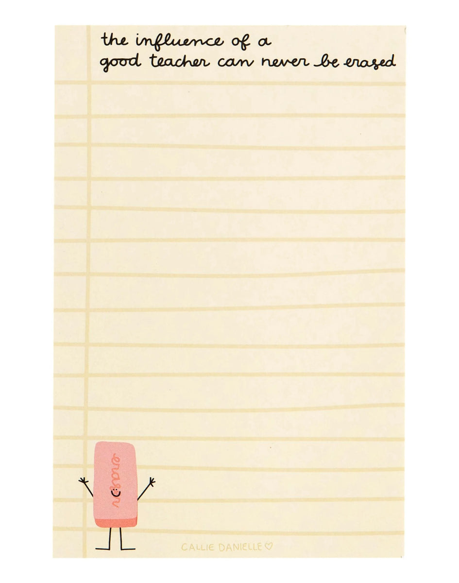 Influence Of A Good Teacher Notepad – So Chic Boutique