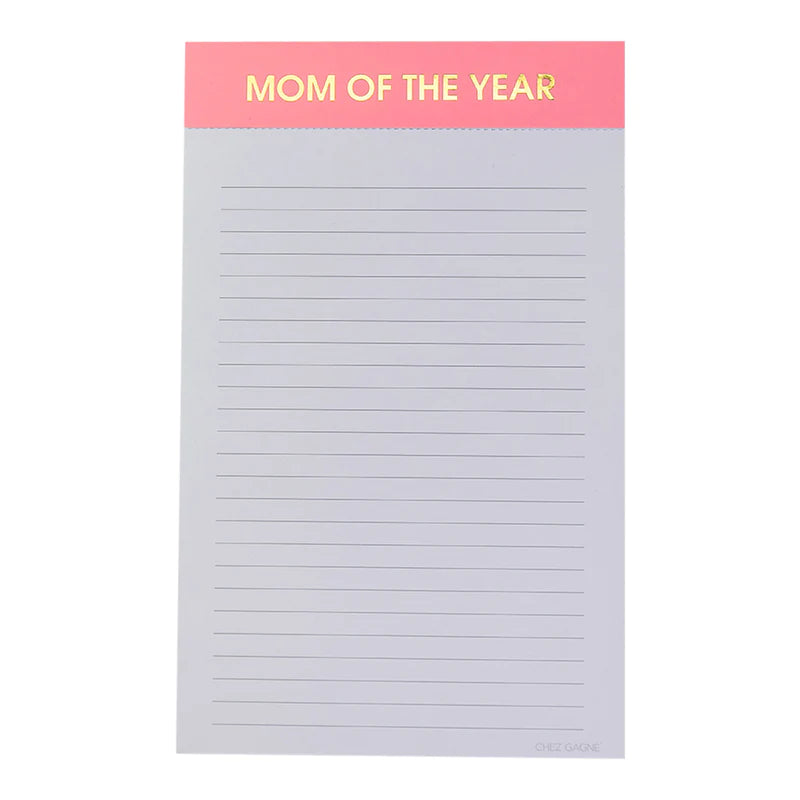 Mom Of The Year Notepad – So Chic Boutique