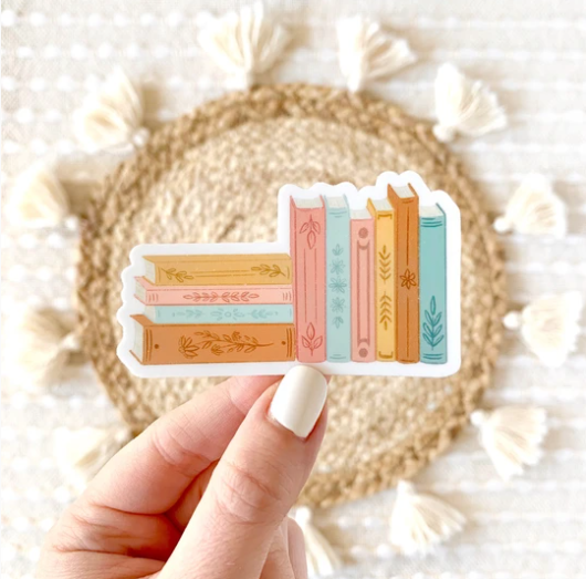 Stack of Books Sticker – So Chic Boutique