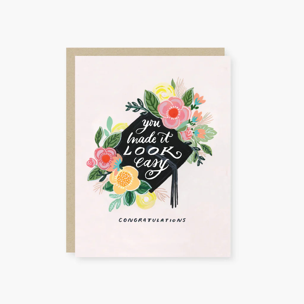 Floral Grad Cap Card – So Chic Boutique