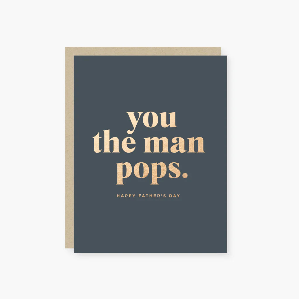 You The Man Pops Father's Day Card – So Chic Boutique