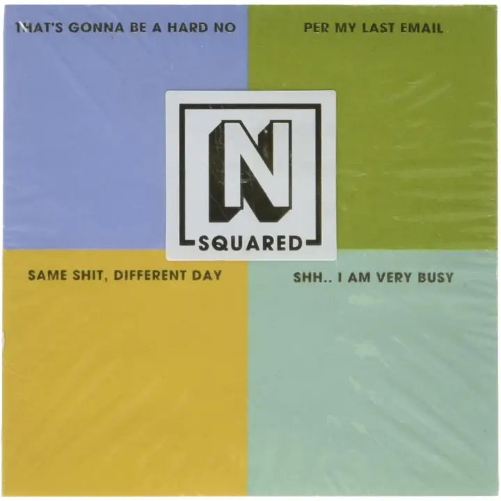 Square Colorblock Mini Notepad – So Chic Boutique