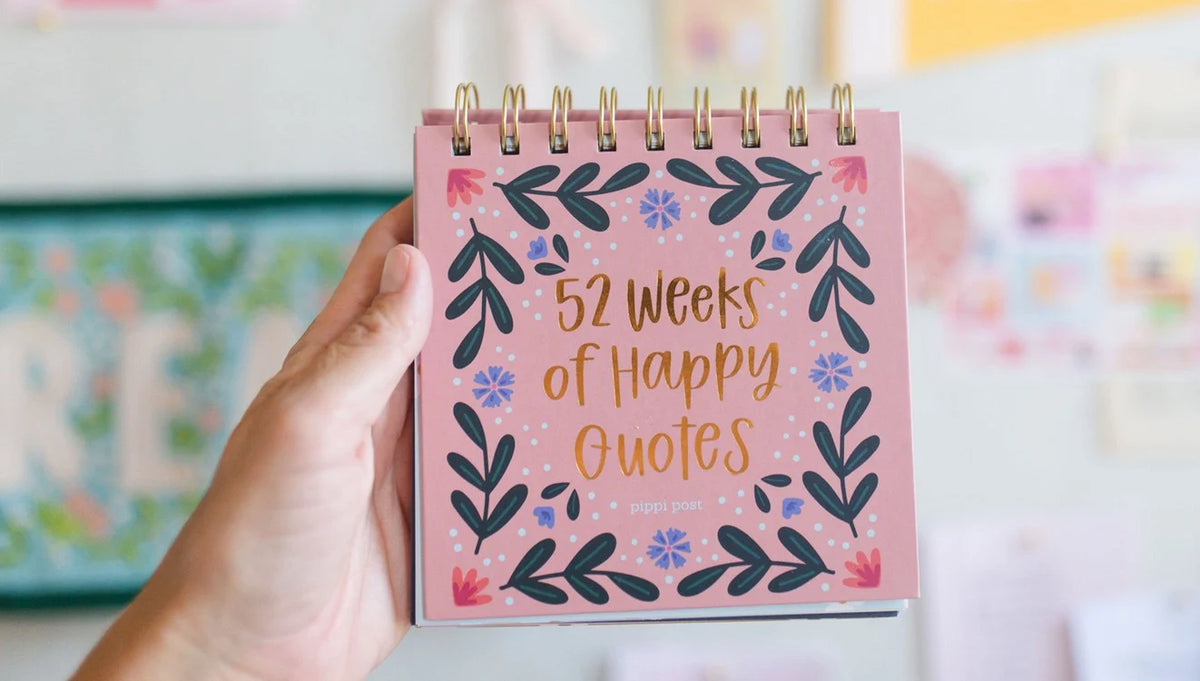 52 Weeks of Happy Quotes - Desk Flip Calendar – So Chic Boutique