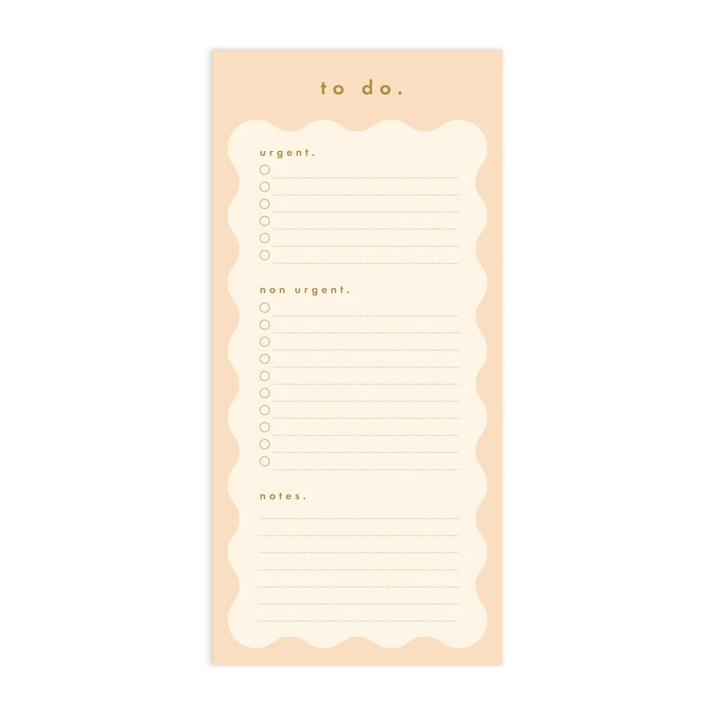 Caramel Wiggle To Do Magnet Notepad – So Chic Boutique