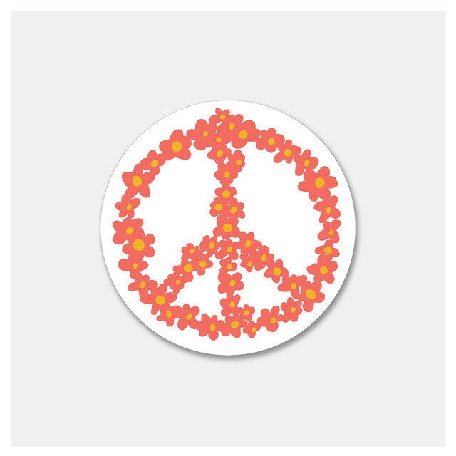 Daisy Peace Sign Sticker – So Chic Boutique