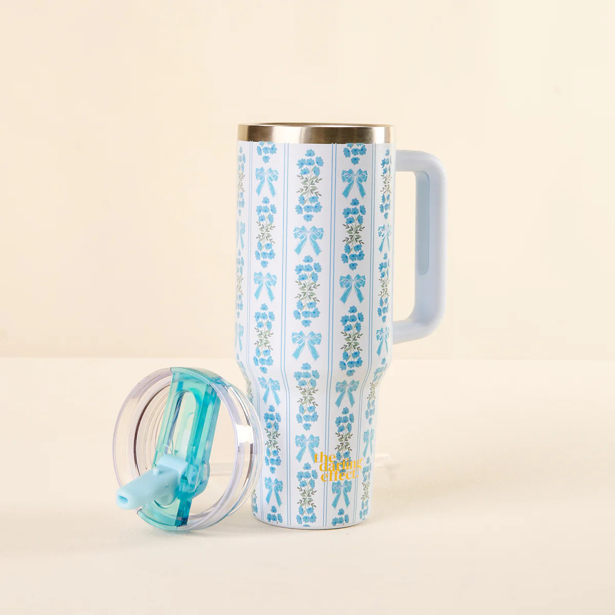 Oh So Fancy Blue 40 oz. Flip Straw Tumbler – So Chic Boutique