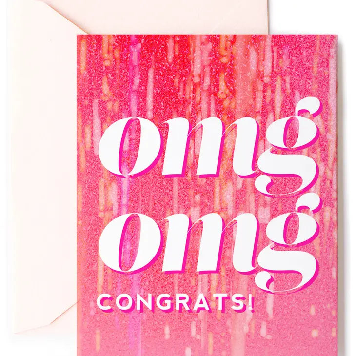 Omg Omg Congrats Card – So Chic Boutique