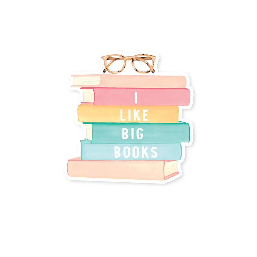 I Like Big Books Sticker – So Chic Boutique