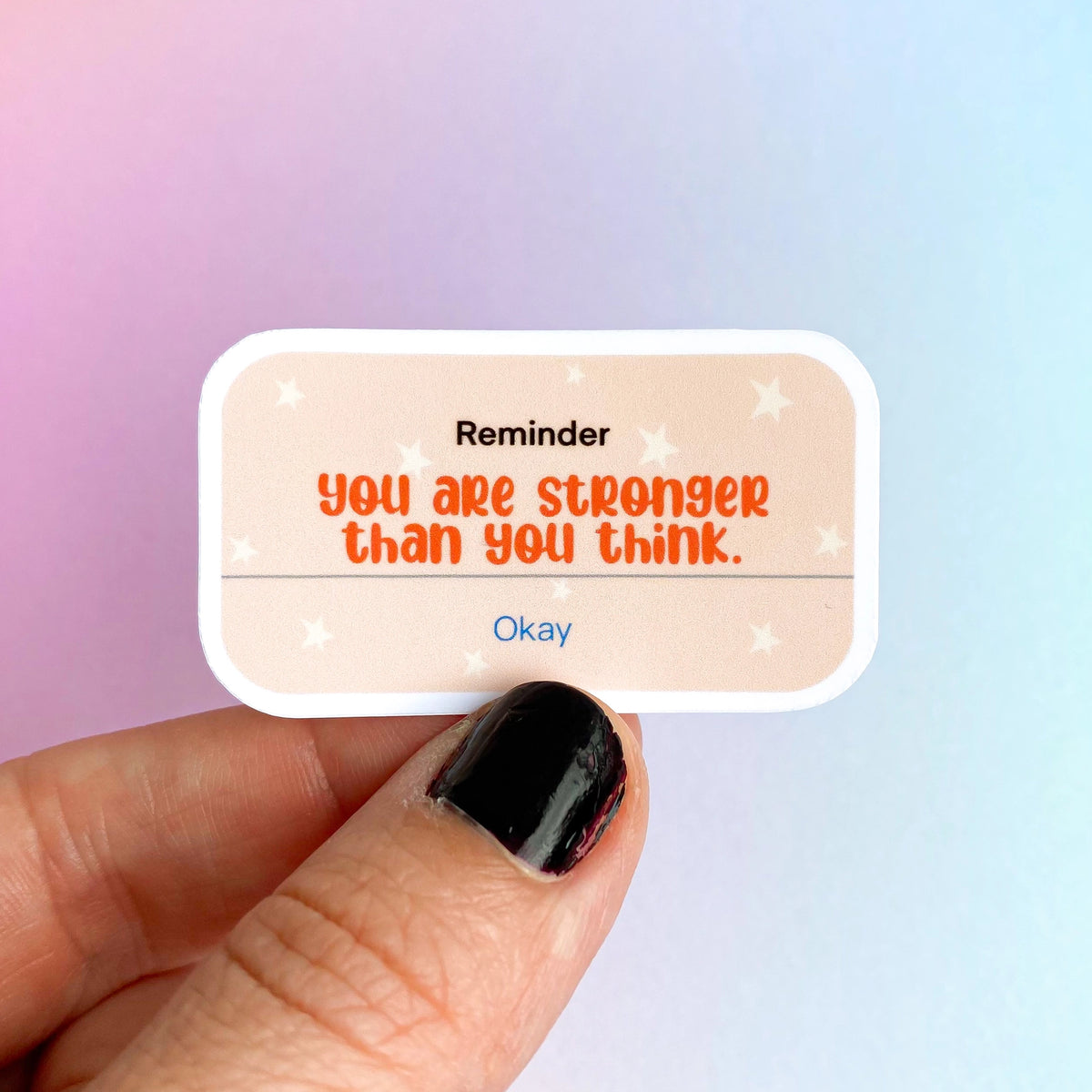 You Are Stronger Sticker – So Chic Boutique